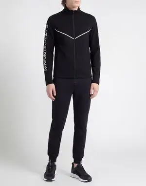 EA7 Sweatshirt Size Polyester, Elastane - Black