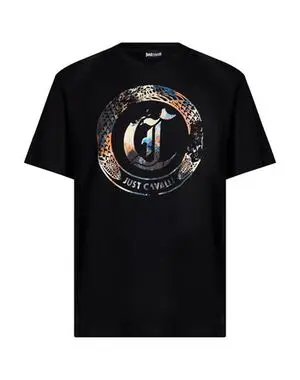 Just Cavalli T-shirt Size Cotton - Black