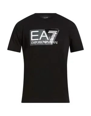EA7 T-shirt Size Cotton, Elastane - Black