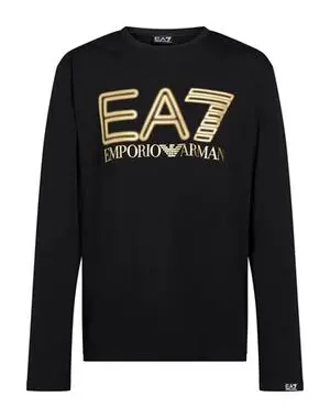 EA7 T-shirt Size Cotton, Elastane - Black
