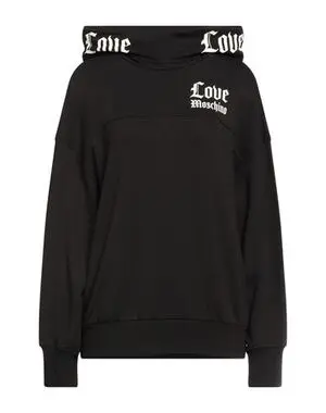 Moschino Sweatshirt Size Cotton, Elastane - Black