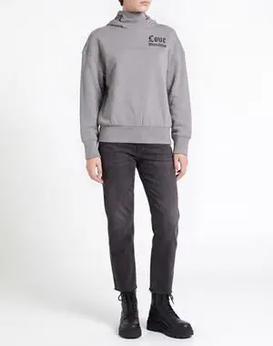 Moschino Cotton And Elastane Sweatshirt - Grey