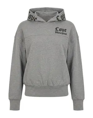 Moschino Cotton And Elastane Sweatshirt - Grey