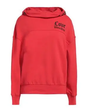 Moschino Sweatshirt Size Cotton, Elastane - Red