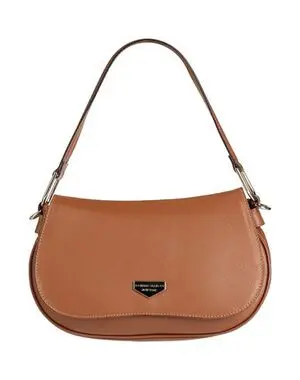MARC ELLIS Leather Flap Bag - Brown