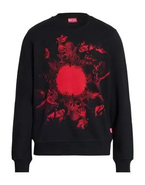 DIESEL® Sweatshirt Size Cotton, Polyester