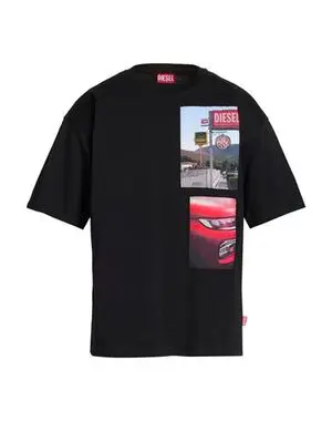 DIESEL® T-shirt Size Cotton - Black