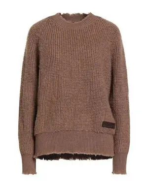 Dsquared2 Distressed Wool Crewneck Sweater