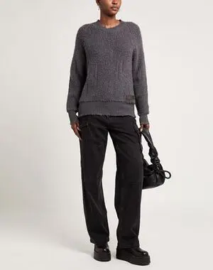 Dsquared2 Wool Distressed Crewneck Sweater - Grey