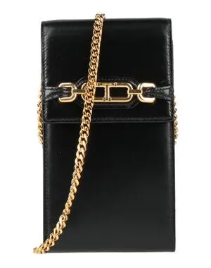TWINSET Cross-body Bag Calfskin - Black
