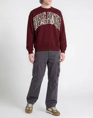 DISCLAIMER Sweatshirt Burgundy Size Cotton