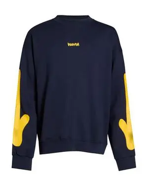 DISCLAIMER Sweatshirt Midnight Size Cotton - Blue