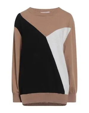 Liviana Conti Sweater Camel Size Cashmere, Polyamide, Wool - Beige