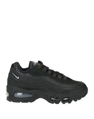 Nike Leather And Textile Low-top Sneakers - Black