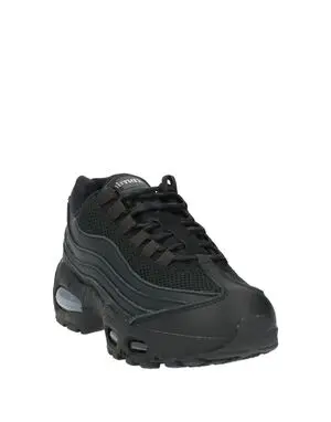 Nike Leather And Textile Low-top Sneakers - Black