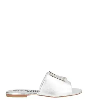Moschino Sandals Size Leather - Silver
