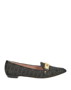 Moschino Jacquard Logo Print Loafers