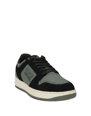 EA7 Sneakers Size Leather, Textile Fibers