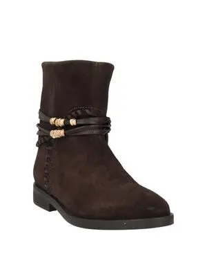 CAFÈNOIR Suede Embellished Ankle Boots