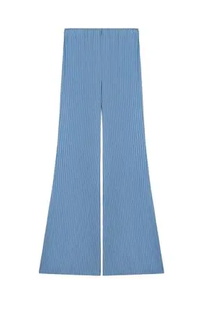 NOCTURNE High-waist Flare Trousers - Blue