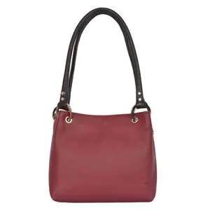 OWEN BARRY Shoulder Bag Malbec Pepsi Leather