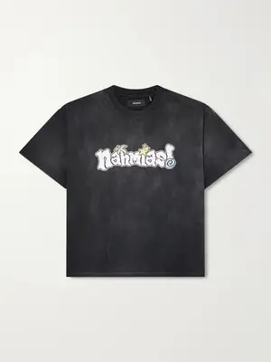 NAHMIAS Boardwalk Logo-print Cotton-jersey T-shirt