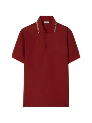 Burberry Logo Cotton Polo Shirt