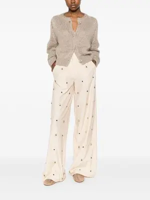 FORTE_FORTE Cashmere Blend Kitted Cardigan