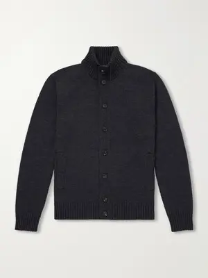 SLOWEAR Wool Cardigan - Gray