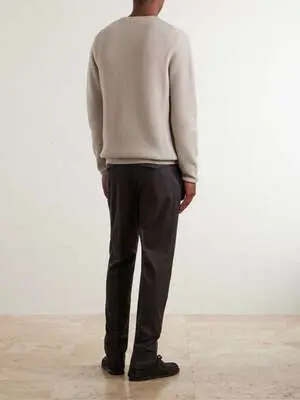 SLOWEAR Ribbed Cashmere Sweater