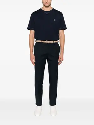 Brunello Cucinelli Logo Cotton T-shirt