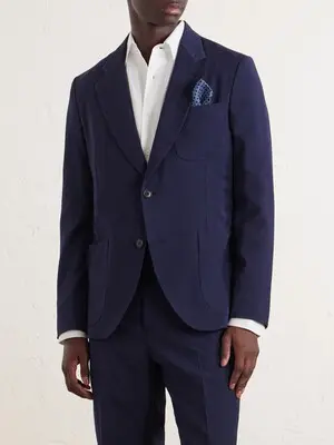 Paul Smith Wool-blend Seersucker Suit Jacket