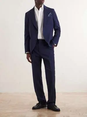 Paul Smith Wool-blend Seersucker Blazer