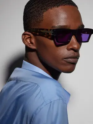 JACQUES MARIE MAGE Haider Ackermann Melchior Square-frame Acetate Sunglasses
