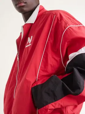 NAHMIAS Embroidered Stripe Nylon Jacket
