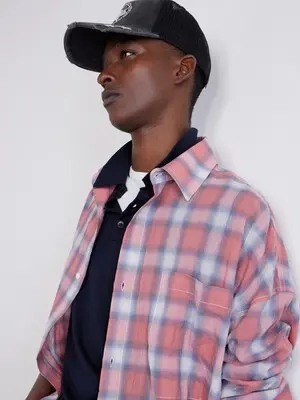 NAHMIAS Youth Enrichment' Embroidered Distressed Cotton And Mesh Trucker Cap