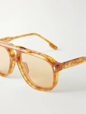 JACQUES MARIE MAGE Leonard Aviator-style Acetate Sunglasses