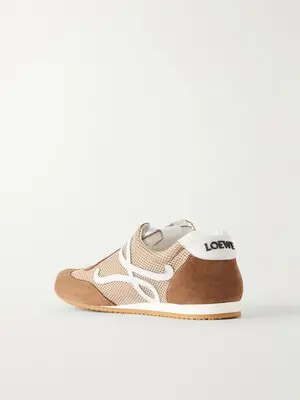 Loewe Bellet Runner Mesh Low Top Sneakers - Brown
