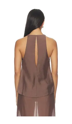 L'academie Cecille Top In Brown