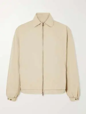FRIZMWORKS Cotton-blend Blouson Jacket - Beige