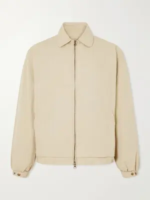 FRIZMWORKS Cotton-blend Blouson Jacket - Neutrals