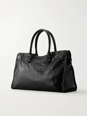 Balenciaga Le City Large Textured-leather Tote Bag