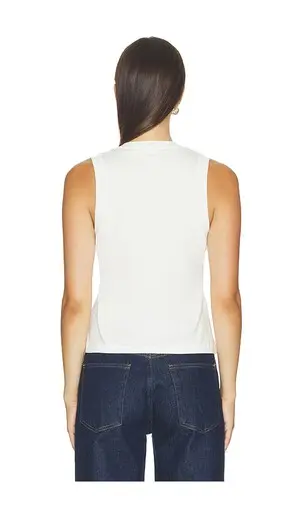 Renggli V-neck Tank In White