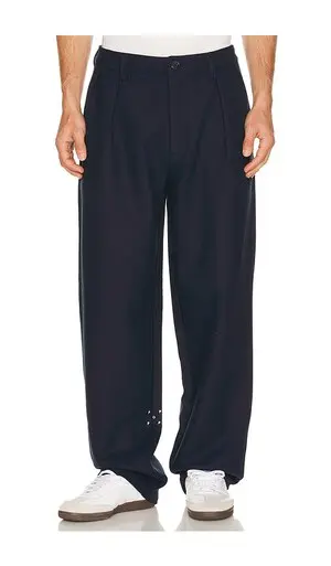 POP TRADING COMPANY Wool Hewitt Suit Pants In Blue