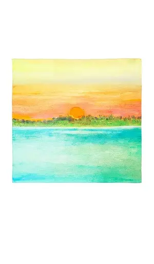 DONDE ESTEBAN Formentera Silk Head Scarf