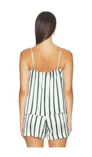 Bondi Born Cannes Silk Camisole In Green