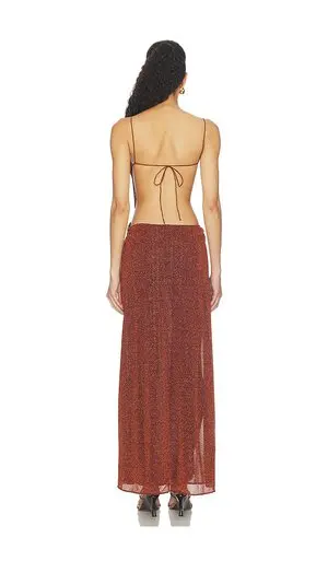 Oseree Lumiere Shell Long Dress