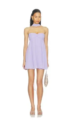 SEROYA Lily Mini Dress In Lavender