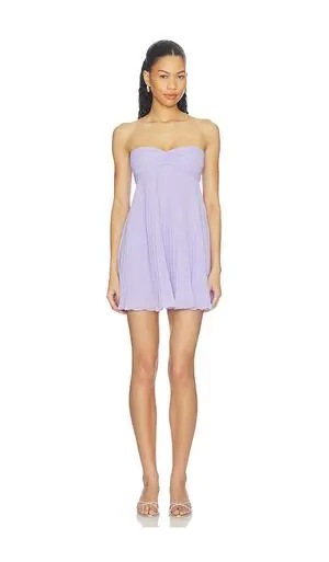 SEROYA Lily Mini Dress In Lavender