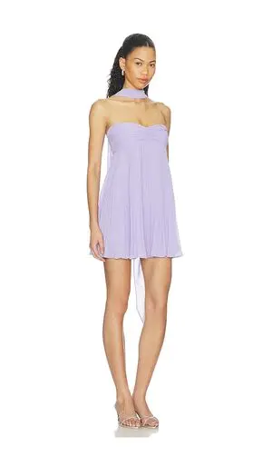 SEROYA Lily Mini Dress In Lavender
